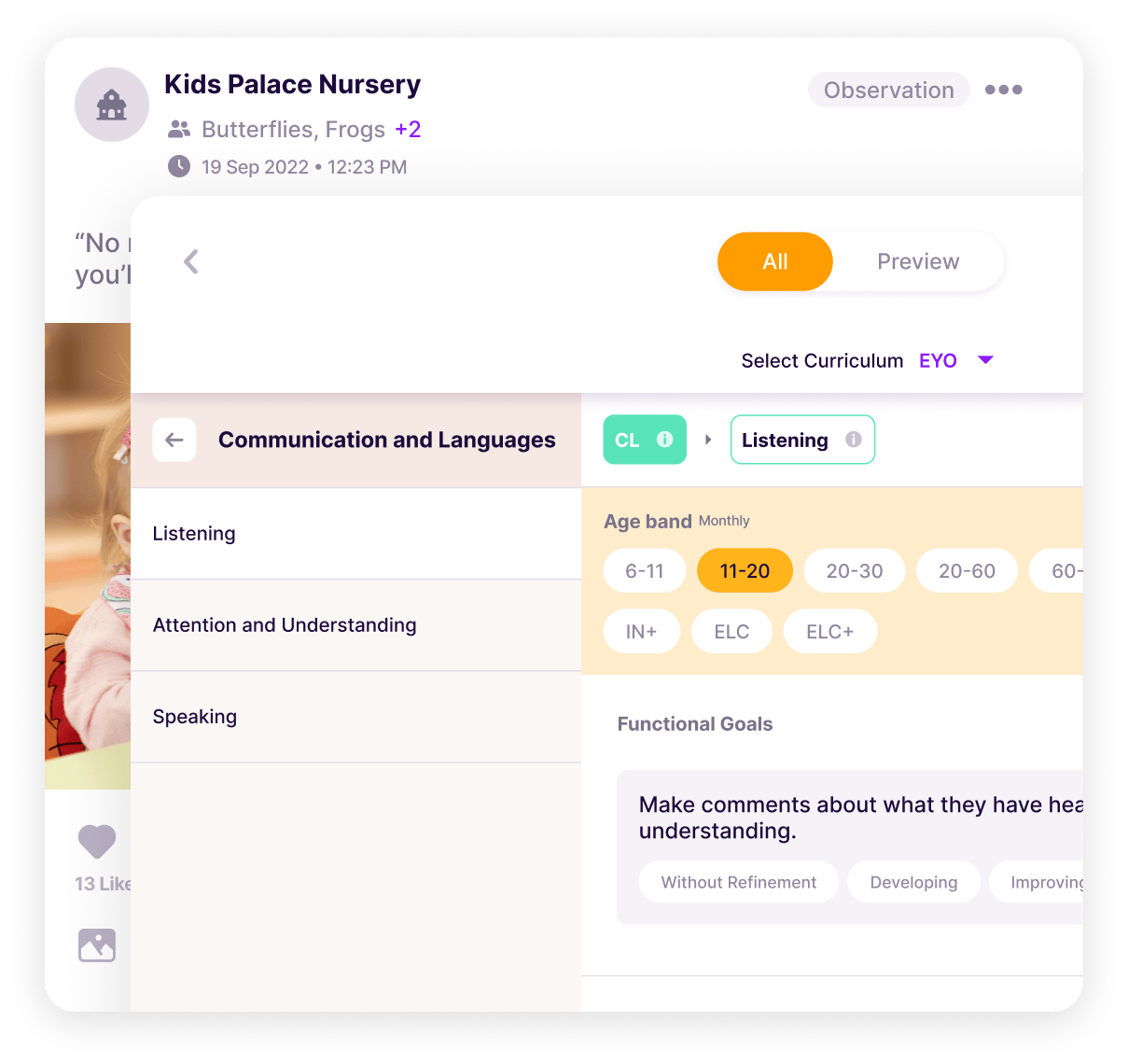 Child Development & Progress